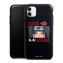 DeinDesign iPhone 11 Handy Silikon H&uuml;lle Case schwarz Handyh&uuml;lle Manga Itachi Uchiha Naruto Shippuden