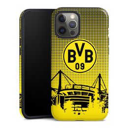 DeinDesign iPhone 12 Pro Max Handy Panzer Handyh&uuml;lle robuste Outdoor H&uuml;lle Schutzh&uuml;lle gl&auml;nzend Bvb Stadium Borussia Dortmund Tough Case