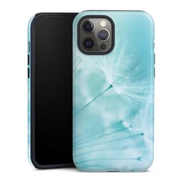 DeinDesign iPhone 12 Pro Max Handy Panzer Handyh&uuml;lle robuste Outdoor H&uuml;lle Schutzh&uuml;lle gl&auml;nzend Dandelion Winter Flower Tough Case