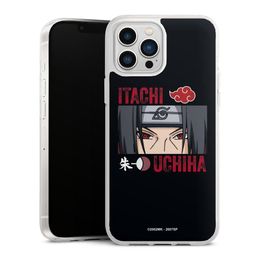 DeinDesign iPhone 13 Pro Max Handy Silikon H&uuml;lle Case transparent Handyh&uuml;lle Naruto Shippuden Manga Itachi Uchiha Silikon Case