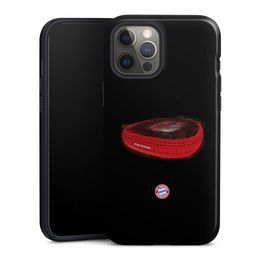 DeinDesign iPhone 12 Pro Max Handy Panzer Handyh&uuml;lle robuste Outdoor H&uuml;lle Schutzh&uuml;lle gl&auml;nzend Fc Bayern M&uuml;nchen Fcb Official Licensed Product Stadium Tough 