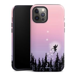 DeinDesign iPhone 12 Pro Max Handy Panzer Handyh&uuml;lle robuste Outdoor H&uuml;lle Schutzh&uuml;lle gl&auml;nzend Tinkerbells Official Licensed Product Disney Tough Case