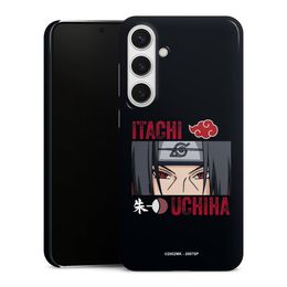 DeinDesign Galaxy S24+ Handy Premium Case Smartphone Handyh&uuml;lle Schutzh&uuml;lle gl&auml;nzend Naruto Shippuden Manga Itachi Uchiha Premium Case