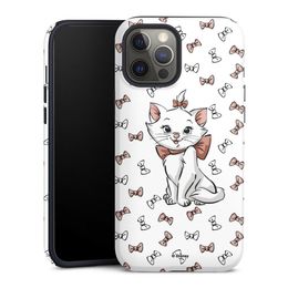 DeinDesign iPhone 12 Pro Max Handy Panzer Handyh&uuml;lle robuste Outdoor H&uuml;lle Schutzh&uuml;lle gl&auml;nzend Cat Aristocats Mary Disney Tough Case