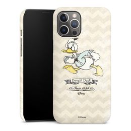 DeinDesign iPhone 12 Pro Max Handy Premium Case Smartphone Handyh&uuml;lle Schutzh&uuml;lle matt Official Licensed Product Disney Donuld Duck Vintage Premium Case