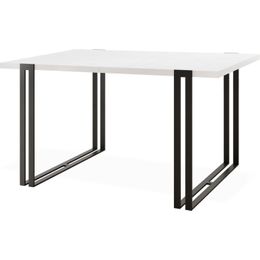 ESSTISCH Marco rechteckig ausziehbar, Wei&szlig; 120-220/80/76 cm