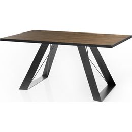 ESSTISCH Colter rechteckig ausziehbar, Lefkas Eiche 160-260/90/76 cm