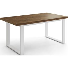 ESSTISCH Sana rechteckig ausziehbar, Lefkas Eiche 140/200/80/75 cm