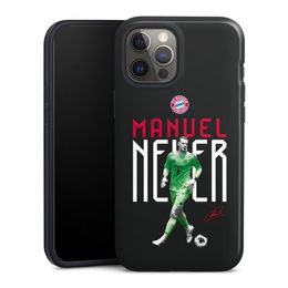 DeinDesign iPhone 12 Pro Max Handy Panzer Handyh&uuml;lle robuste Outdoor H&uuml;lle Schutzh&uuml;lle gl&auml;nzend Fc Bayern M&uuml;nchen Manuel Neuer Official Licensed Product Tough 