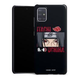 DeinDesign Galaxy A51 Handy Premium Case Smartphone Handyh&uuml;lle Schutzh&uuml;lle gl&auml;nzend Naruto Shippuden Manga Itachi Uchiha Premium Case