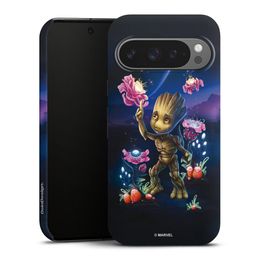 DeinDesign Google Pixel 9 Pro Handy Panzer Handyh&uuml;lle robuste Outdoor H&uuml;lle Schutzh&uuml;lle gl&auml;nzend Baby Groot Marvel Guardians Of The Galaxy Tough Case