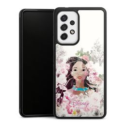 DeinDesign Galaxy A53 5G Handy Gallery Case Handyh&uuml;lle 9H Geh&auml;rtetes Glas R&uuml;ckseite H&uuml;lle Pocahontas Official Licensed Product Disney Gallery Case