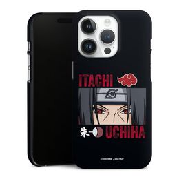 DeinDesign iPhone 14 Pro Handy Premium Case Smartphone Handyh&uuml;lle Schutzh&uuml;lle matt Naruto Shippuden Manga Itachi Uchiha Premium Case