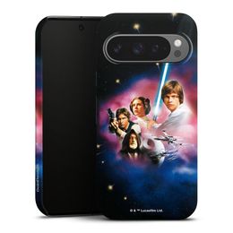 DeinDesign Google Pixel 9 Pro Handy Panzer Handyh&uuml;lle robuste Outdoor H&uuml;lle Schutzh&uuml;lle gl&auml;nzend Star Wars Lightsaber Merchandise Tough Case