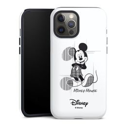 DeinDesign iPhone 12 Pro Max Handy Panzer Handyh&uuml;lle robuste Outdoor H&uuml;lle Schutzh&uuml;lle gl&auml;nzend Mickey Mouse Disney Official Licensed Product Tough Case
