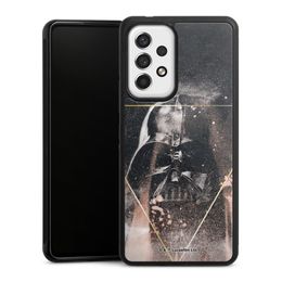 DeinDesign Galaxy A53 5G Handy Gallery Case Handyh&uuml;lle 9H Geh&auml;rtetes Glas R&uuml;ckseite H&uuml;lle Darth Vader Official Licensed Product Star Wars Gallery Case