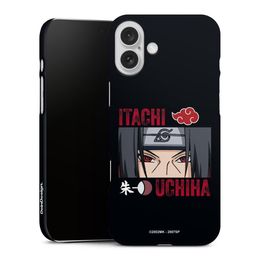 DeinDesign iPhone 16 Plus Handy Premium Case Smartphone Handyh&uuml;lle Schutzh&uuml;lle matt Naruto Shippuden Manga Itachi Uchiha Premium Case