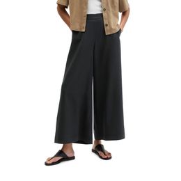 Marc O'Polo Chinohose MARC O'POLO "aus TENCEL&trade; Lyocell", Damen, Gr. 34, Normalgr&ouml;&szlig;en, schwarz, Obermaterial: 92% Lyocell, 8% Leinen, unifarben, loose fit normal, Hosen Chinohose