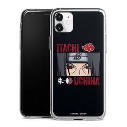 DeinDesign iPhone 11 Handy Slim Case Silikon Handyh&uuml;lle transparent H&uuml;lle extra d&uuml;nn Manga Itachi Uchiha Naruto Shippuden Silikon Slim Case