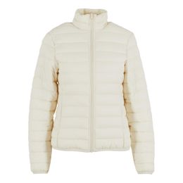 Allwetterjacke Urban Classics "Urban Classics Ladies Ultra Light Puffer Jacket", Damen, Gr. M, sandwei&szlig;, 100% Polyester, unifarben, normal, amerikanischer Ausschnitt, Jacken