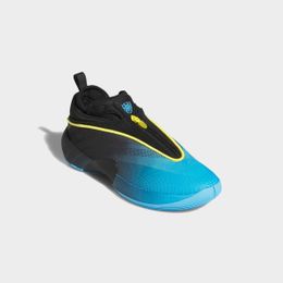Basketballschuh adidas Performance "D.O.N. ISSUE 7", Herren, Gr. 41, lucid aquamarine, core schwarz, gelb, Textil, Schuhe