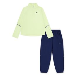 Trainingsanzug Nike Sportswear "K NK DF MILER HZ TOP PANT SET", Jungen, Gr. 110 (5), mystic navy, Obermaterial: 100% Polyester, Sportanz&uuml;ge Trainingsanzug, zweiteiliges Set, f&uuml;r Kinder, leichtes Material, pflegeleicht