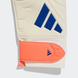 Torwarthandschuhe adidas Performance "COPA CLUB", Damen, Gr. 8, sanftes wei&szlig;, lucid blau, signal coral, Kunstfaser, Handschuhe