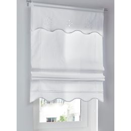Raffrollo HEINE HOME Gr. 2, wei&szlig;, B:60cm H:130cm, Raffrollos