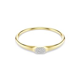 Armreif Swarovski "Schmuck Geschenk Dextera Armreif" Gr. L, gold (gelbgoldfarben, kristallwei&szlig;, kristallwei&szlig;), Armb&auml;nder, Damen, L, Metall, Armreif, mit Swarovski Kristall