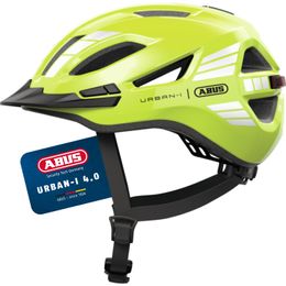 Fahrradhelm Abus "URBAN-I 4.0" Gr. L, gelb (signal gelb), Helme, L Kopfumfang: 57cm - 61cm