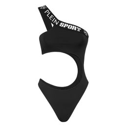 Monokini Plein Sport "Tiger", Damen, Gr. S, N-Gr, schwarz (02, schwarz), Obermaterial: 72% Polyamid, 28% Elasthan. Futter: 85% Polyester, 15% Elasthan, Badeanz&uuml;ge