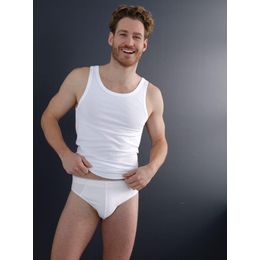 Unterhemd Schiesser, Herren, Gr. 6, 2 Stk., Normalgr&ouml;&szlig;en, wei&szlig;, 95% Baumwolle, 5% Elasthan, Rundhals, Unterhemden Unterhemd