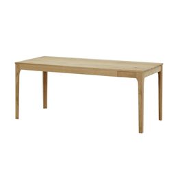 Smart Ausziehbarer Esstisch Magnus aus Wildeiche &brvbar; holzfarben &brvbar; Ma&szlig;e (cm): B: 80 H: 76,5 &raquo; H&ouml;ffner