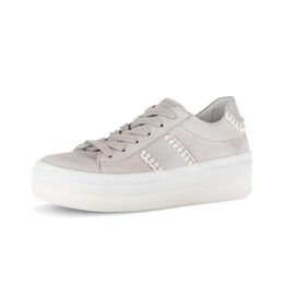 Sneaker Gabor "Sneaker low", Damen, Gr. 35,5, beige, Schuhe Sneaker