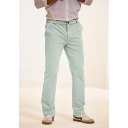 H.I.S. Stoffhose H.I.S "Dehnbund-Hose mit seitlichem Gummizug, auch in gro&szlig;en Gr&ouml;&szlig;en", Herren, Gr. 32, L&auml;nge 32, salbei, Jersey, Obermaterial: 73% Baumwolle, 17% Polyamid, 10% Elasthan, comfort fit lang, Hosen Stoffhose, Komfortbund - besonders bequem