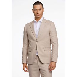 Anzug LINDBERGH "Anzug Slim Fit", Herren, Gr. 48, Normalgr&ouml;&szlig;en, lt sand, Obermaterial: 92% Polyester, 7% Viskose, 1% Elasthan; Futter: 100% Polyester, slim fit, Anz&uuml;ge