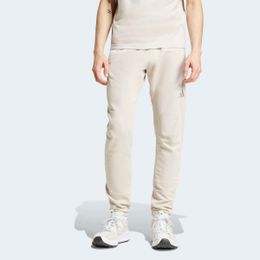 Sporthose adidas Sportswear "M A SZN FT R PT", Herren, Gr. XL, N-Gr, beige (wonder aluminium), Obermaterial: 100% Baumwolle, Hosen Sporthose
