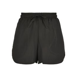 Stoffhose Urban Classics "Urban Classics Damen Ladies Viscose Resort Shorts", Damen, Gr. XS, US-Gr&ouml;&szlig;en, schwarz, 100% Viskose, unifarben, normal, Hosen Stoffhose