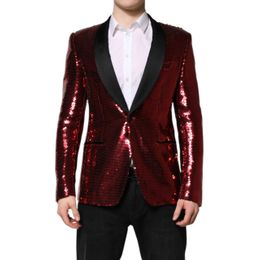 Dolce & Gabbana Pailletten-Blazer mit Reverskragen