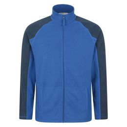 Mountain Warehouse - "Ashbourne" Fleecejacke Durchgehender Rei&szlig;verschluss f&uuml;r Herren (Kobalt)
