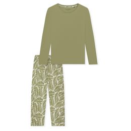 Schiesser Damen Pyjama Comfort EssentialsSchlafanzug, Pyjama Set, Nachtw&auml;sche