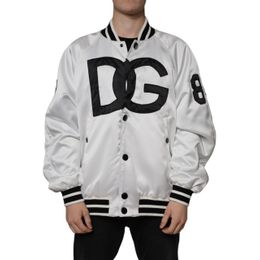 Dolce & Gabbana Dg Varsity Satin Bomberjacke