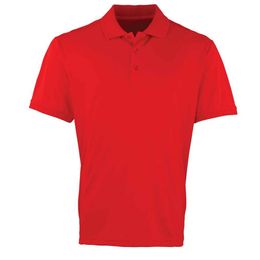Premier - "Coolchecker" Poloshirt f&uuml;r Herren (Rot)
