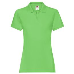Fruit of the Loom - "Premium" Poloshirt f&uuml;r Damen (Limone)