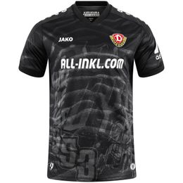 Jako Dynamo Dresden Away Teamtrikot Kinder - Gr&ouml;&szlig;e 128 - schwarz