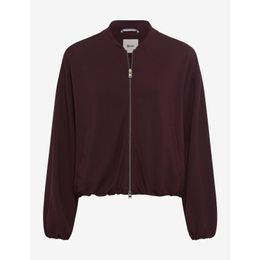 Brax Damen Sweatjacke Style BECKY L blackberry violet, dunkles lila, Gr. 32