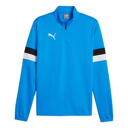 Puma - "TeamRISE" Oberteil mit kurzem Rei&szlig;verschluss f&uuml;r Herren (Blau)