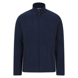 Mountain Warehouse - "Raso" Fleece-Oberteil f&uuml;r Herren, Durchgehender Rei&szlig;verschluss (Marine)