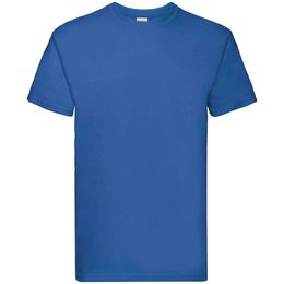Fruit of the Loom - "Super Premium" T-Shirt f&uuml;r Herren/Damen Unisex (K&ouml;nigsblau)