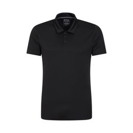 Mountain Warehouse Herren Endurance IsoCool Polo Shirt (Schwarz)